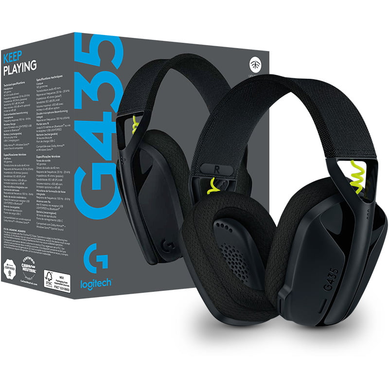 Casque ( ecouteurs / headset ) Logitech G435 LightSpeed et Bluetooth ...