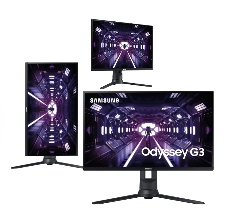 Ecran Samsung Odyssey G3 LF24G35T 24 pouces en FHD avec 144Hz/dalle VA ...