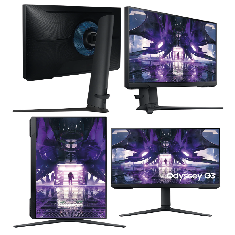 Ecran Samsung Odyssey G3 S24AG320NM 24 pouces en FHD avec 165Hz/dalle ...